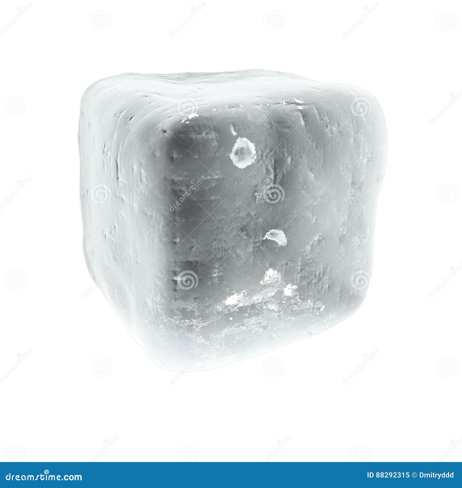 One piece of ice stock illustration. Illustration of material - 88292315
