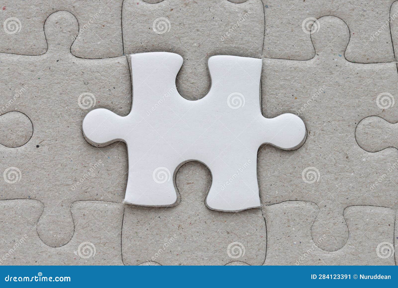 One Piece of Jigsaw on the Puzzle Background Stock Image - Image of ...