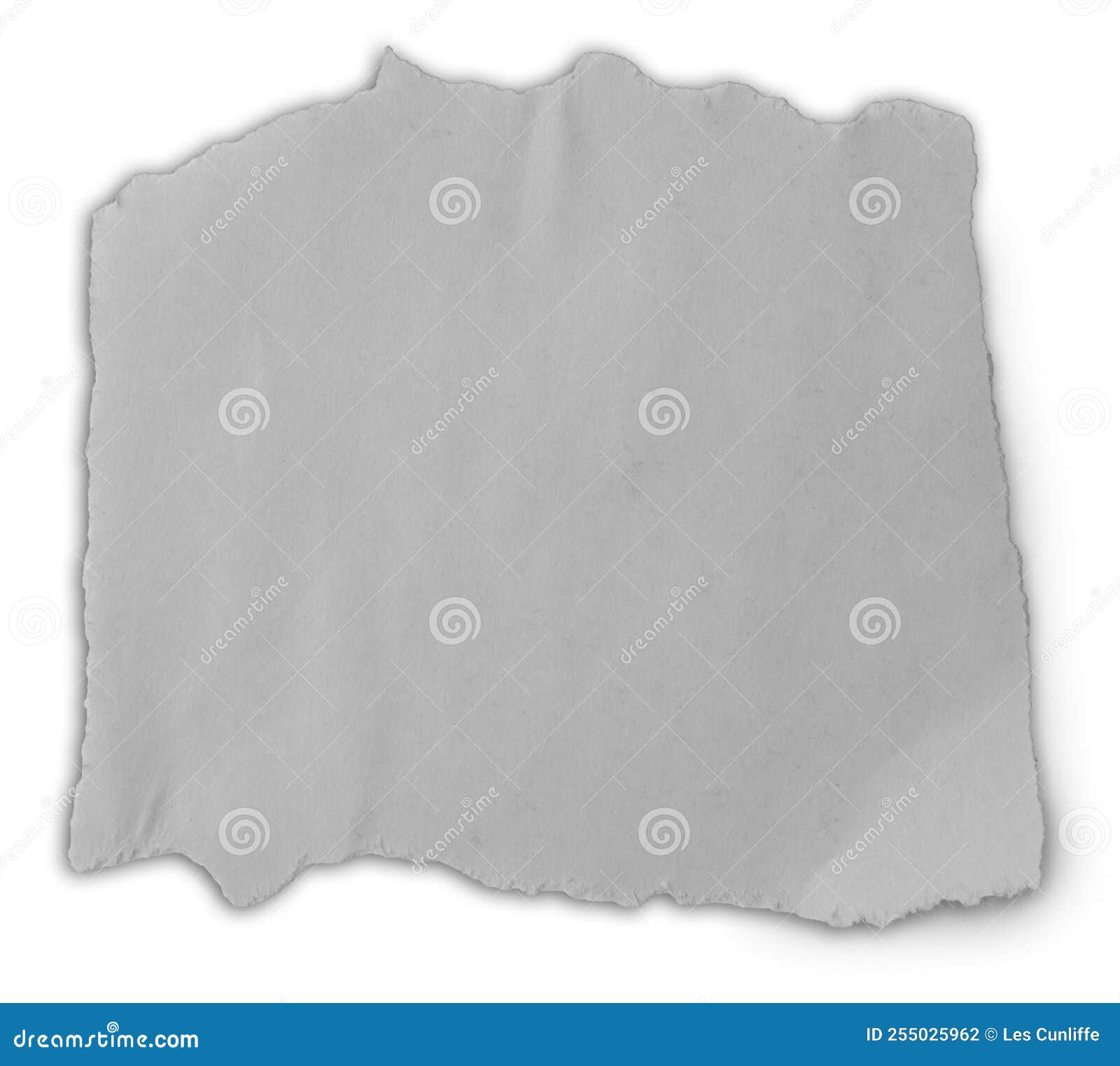 Torn paper piece stock photo. Image of paper, frayed - 255025962