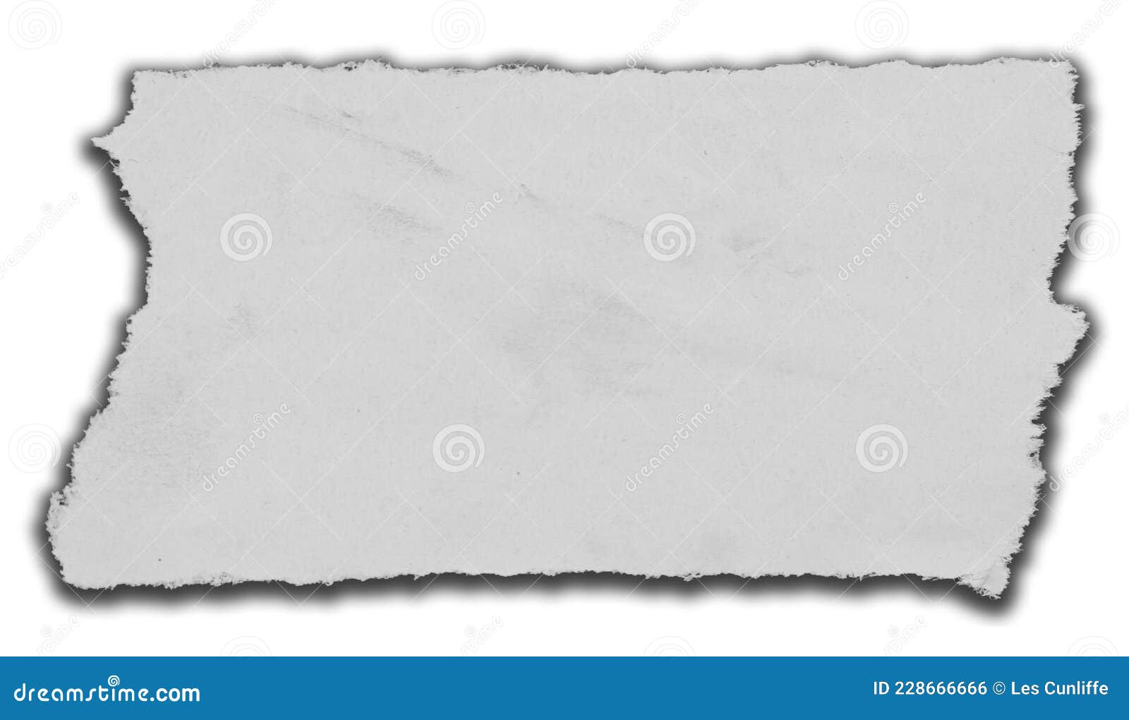 Torn paper piece stock photo. Image of ripped, clipping - 228666666