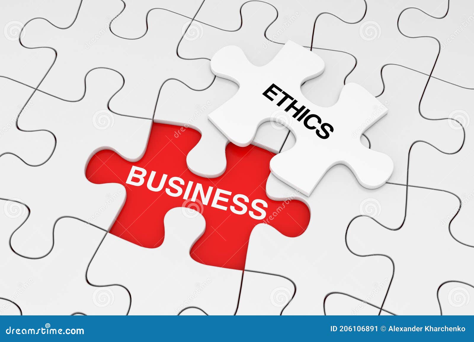 Ethics - Jigsaw Puzzle Pieces Stock Illustration | CartoonDealer.com ...