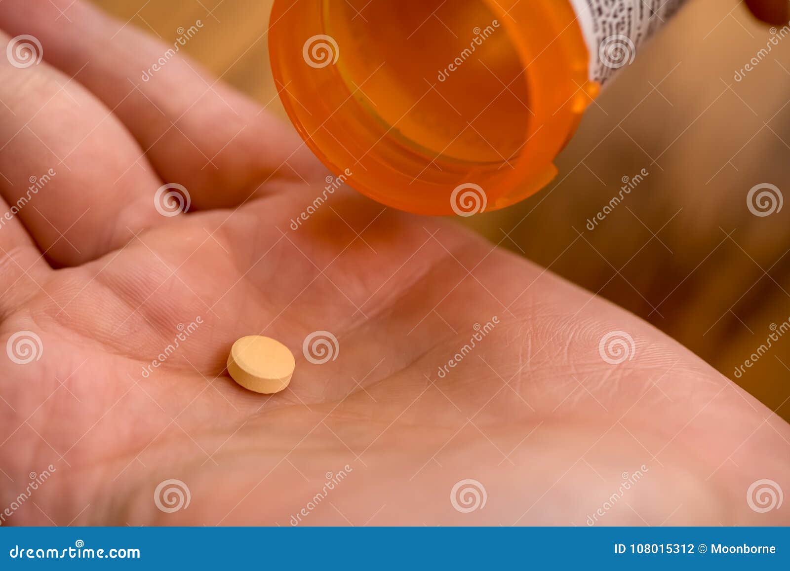One pill a day stock photo. Image of open, medication - 108015312