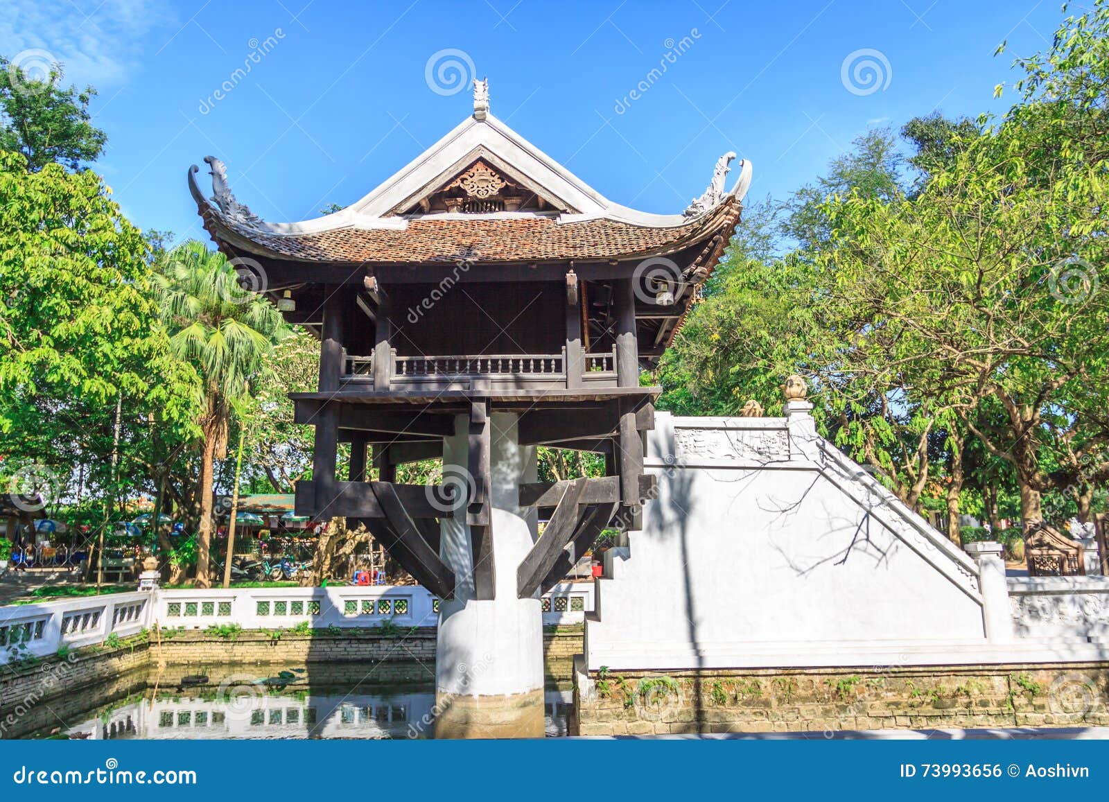 One Pillar Pagoda - Hanoi editorial photo. Image of heritage - 73993656