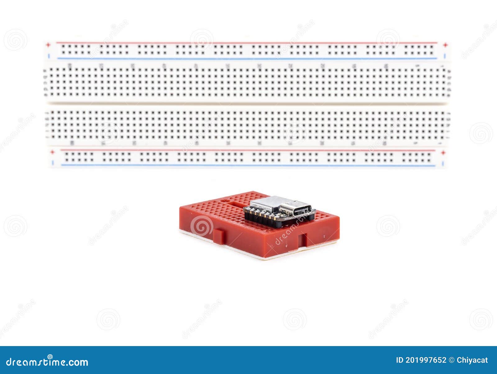 One Pink Knitted Wool FSmall ReSmall Red Electronic Breadboard and a ...
