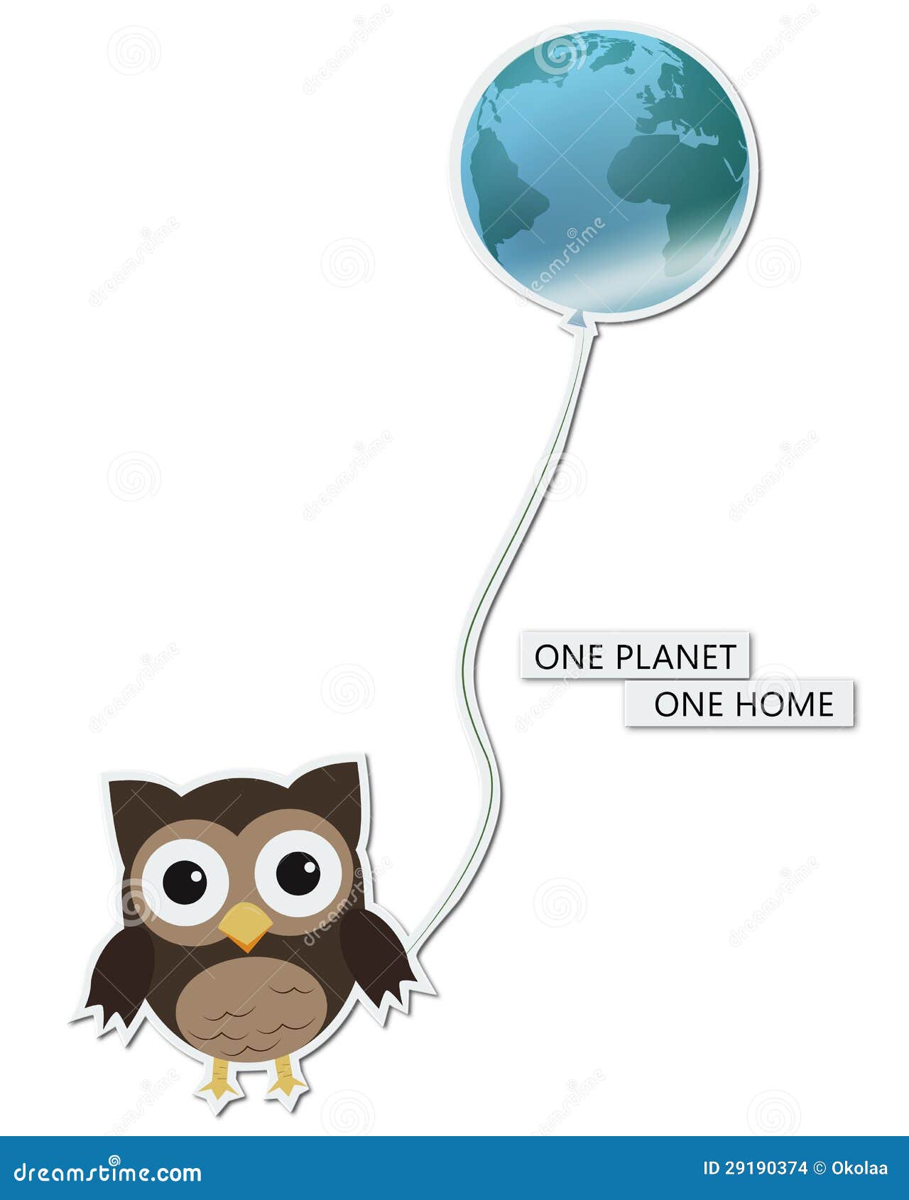 One Planet One home stock illustration. Illustration of ecology - 29190374