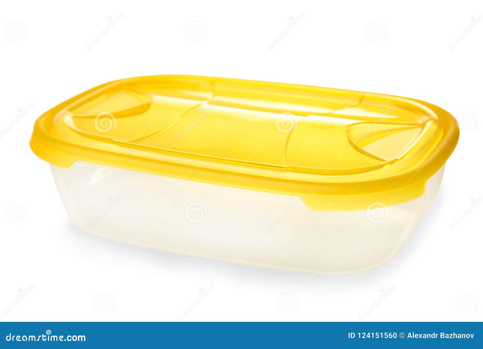 Plastic Transparent Container Stock Photo - Image of white, design ...
