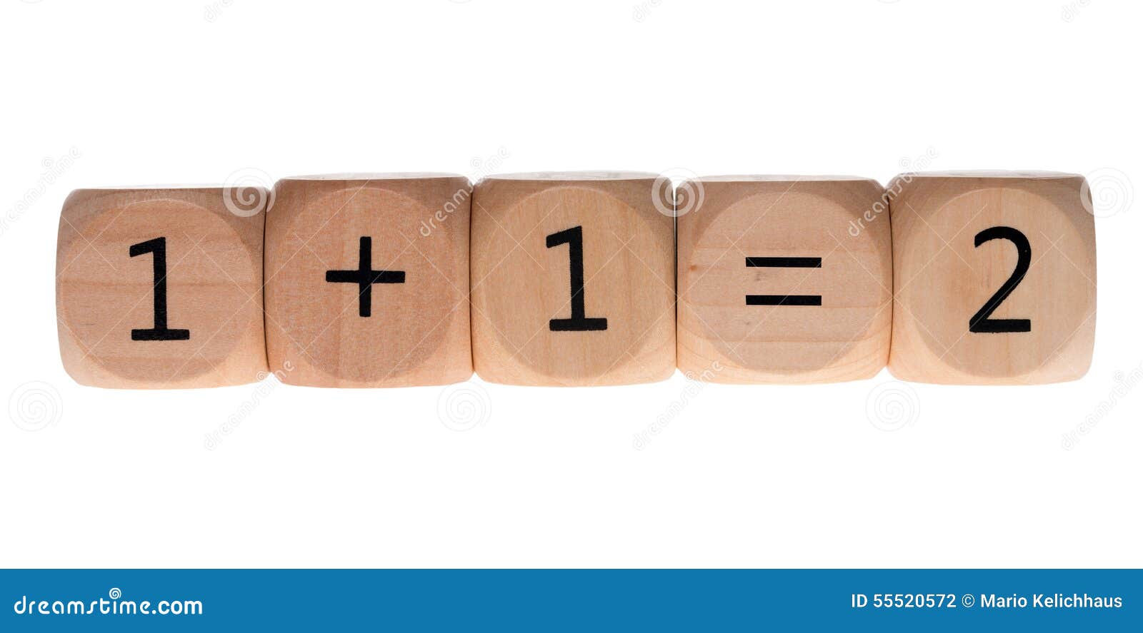 One plus one stock photo. Image of school, education - 55520572