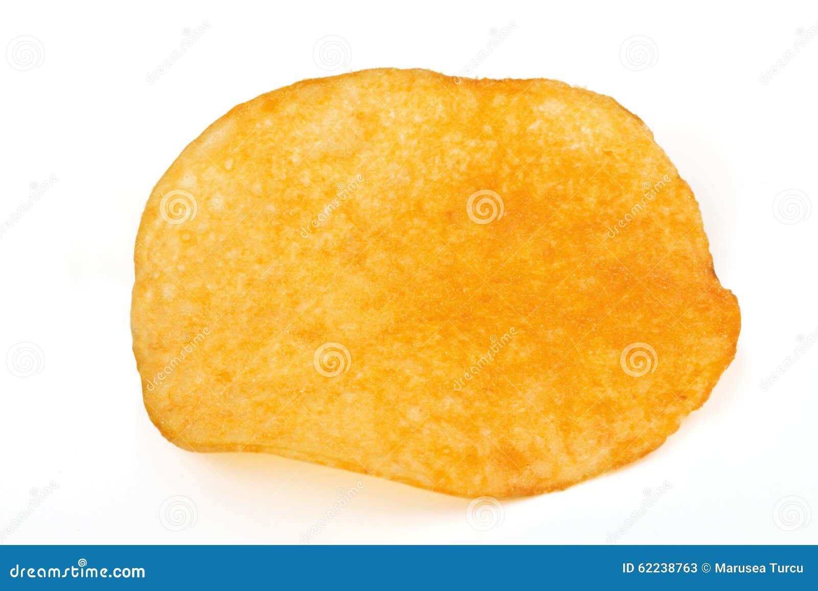 One potato chips stock image. Image of single, white - 62238763