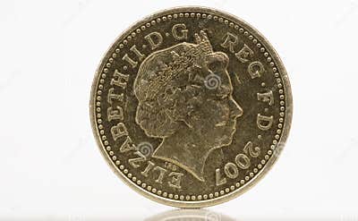 One pound coin editorial stock photo. Image of economy - 10452788
