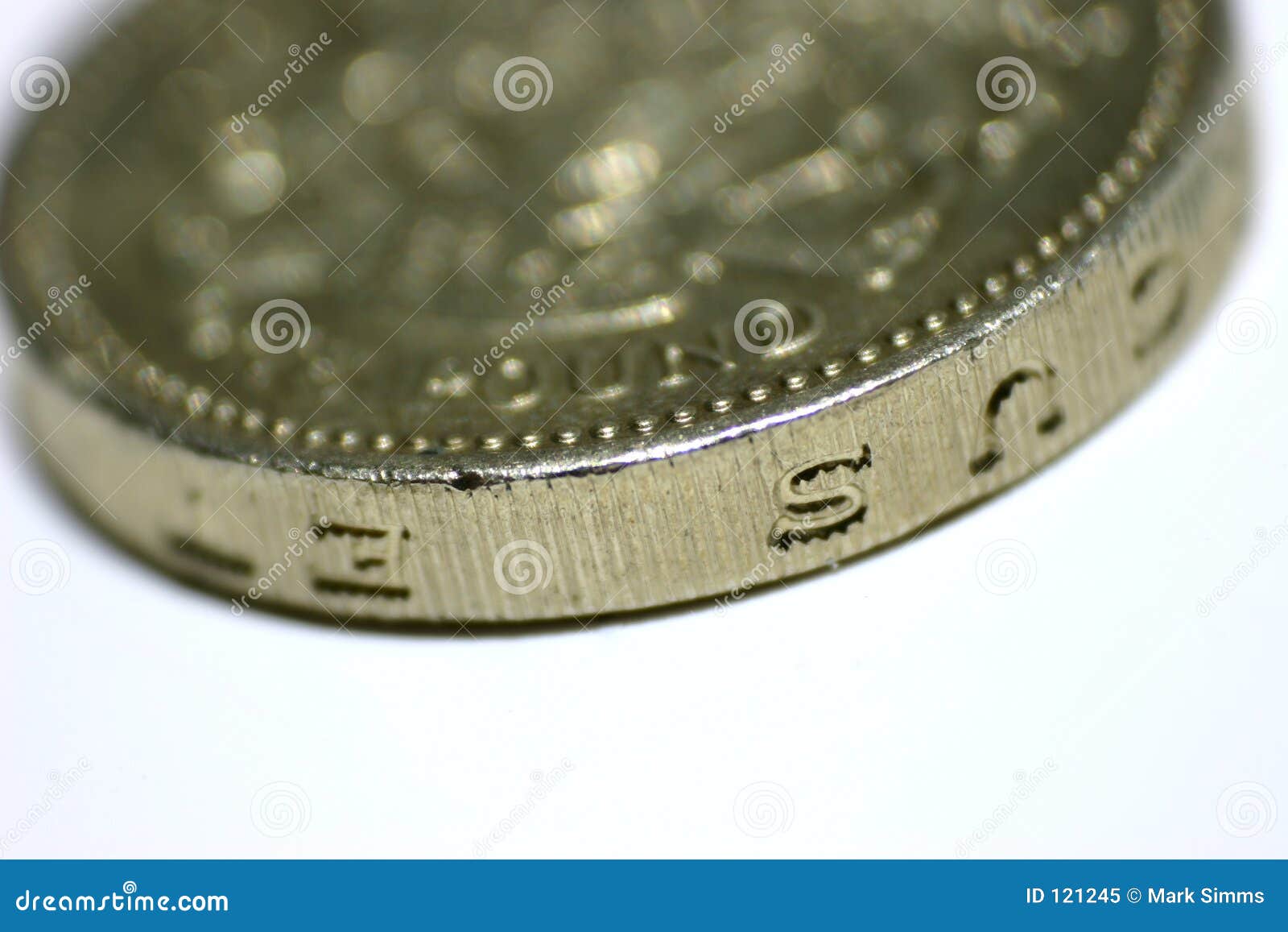One Pound Coin stock image. Image of dollar, report, coin - 121245