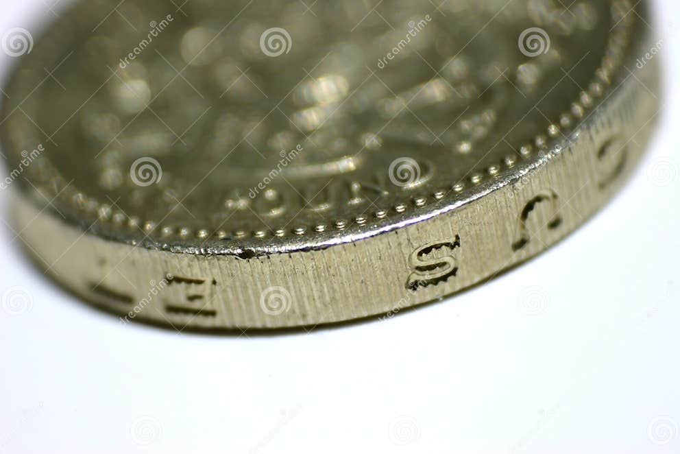 One Pound Coin stock image. Image of dollar, report, coin - 121245