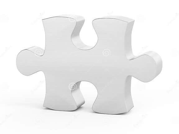 One puzzle piece stock illustration. Illustration of game - 24458323