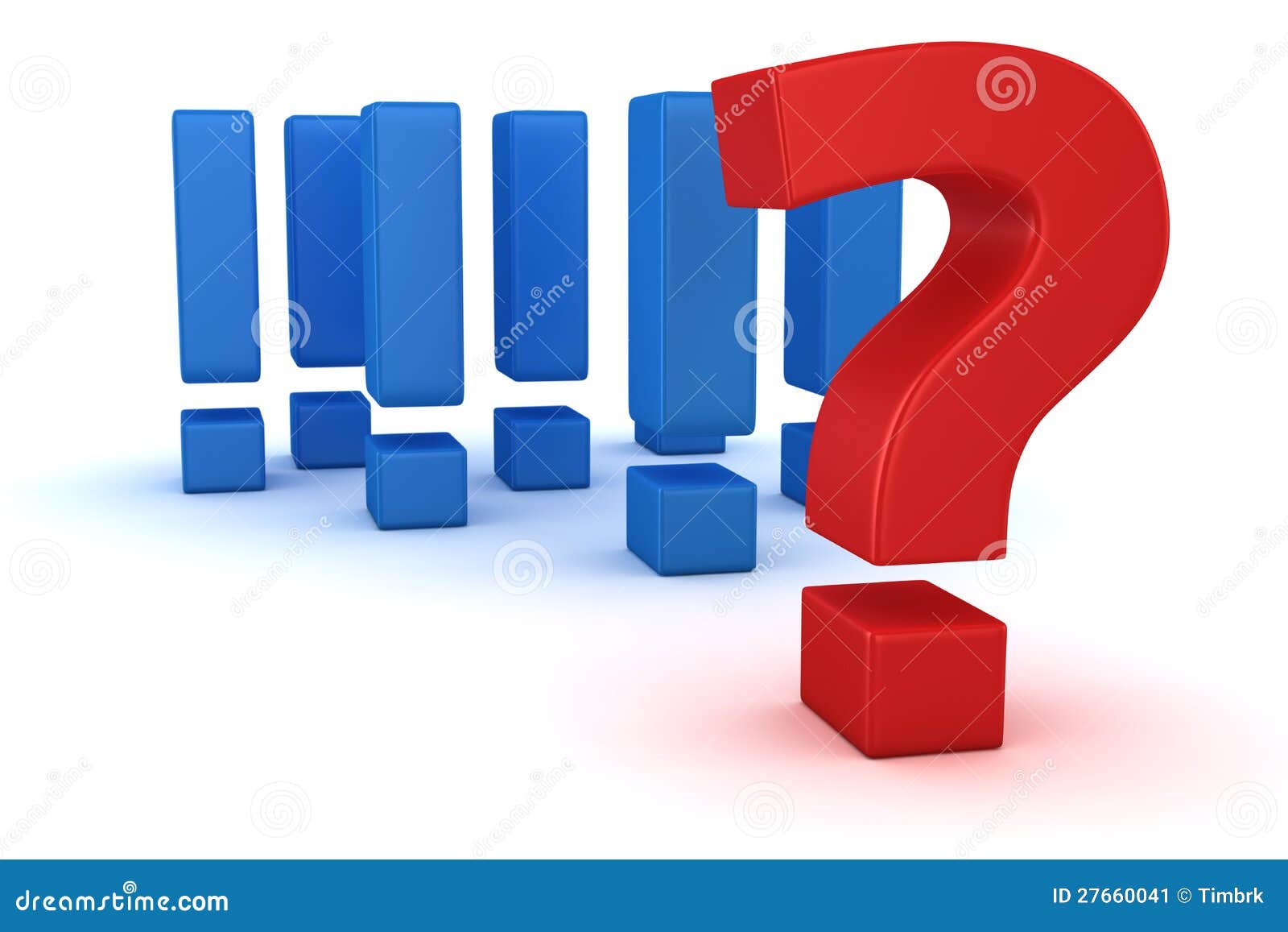 One Question and Many Answers Stock Illustration - Illustration of ...