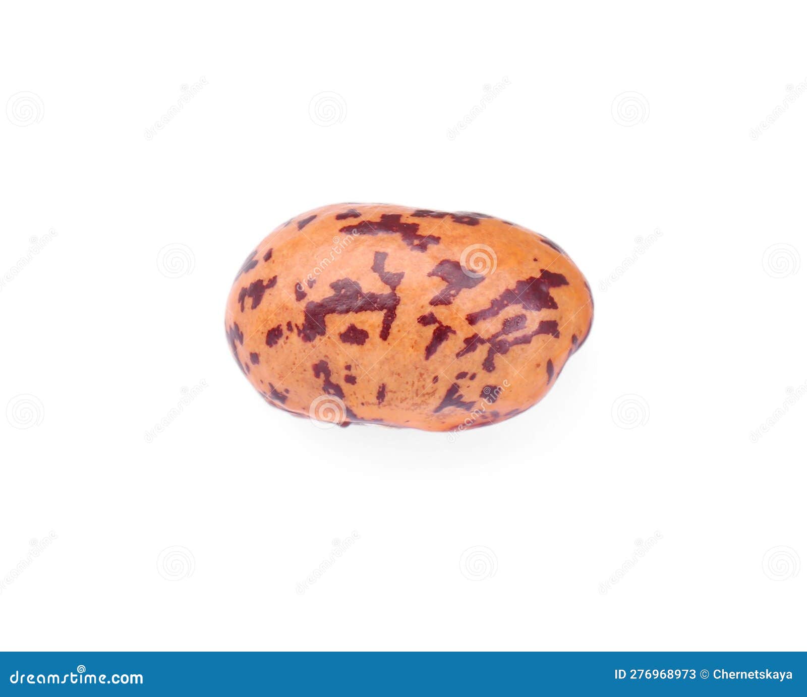 One Raw Kidney Bean Isolated on White Stock Image - Image of delicious ...