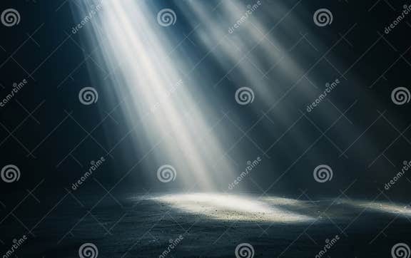 One Ray of Light Against a Dark Background Stock Photo - Image of ...