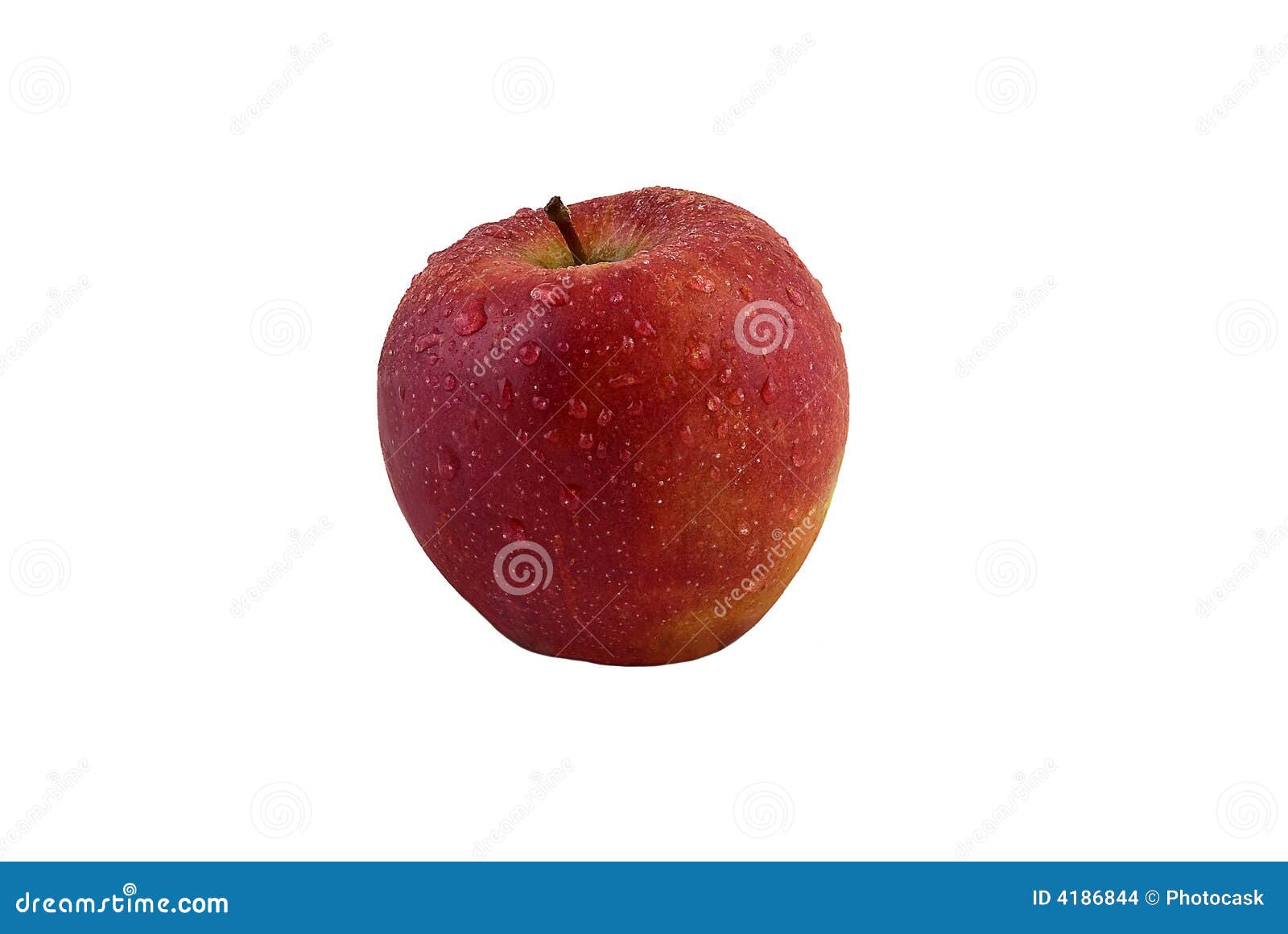 One red apple stock photo. Image of tasteful, colour, healthy - 4186844