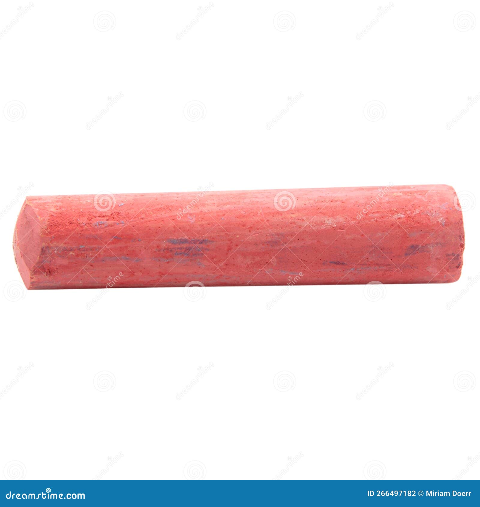 One red big chalk stick stock photo. Image of macro - 266497182