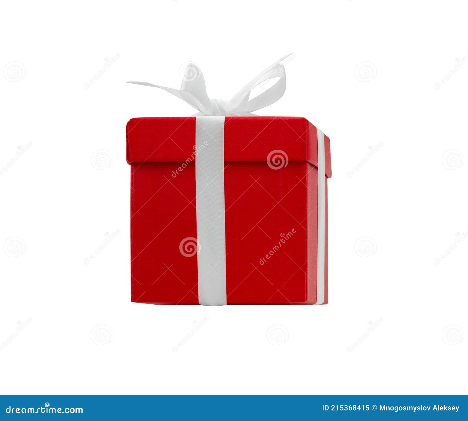 One Red Box on White Background Stock Image - Image of design, board ...