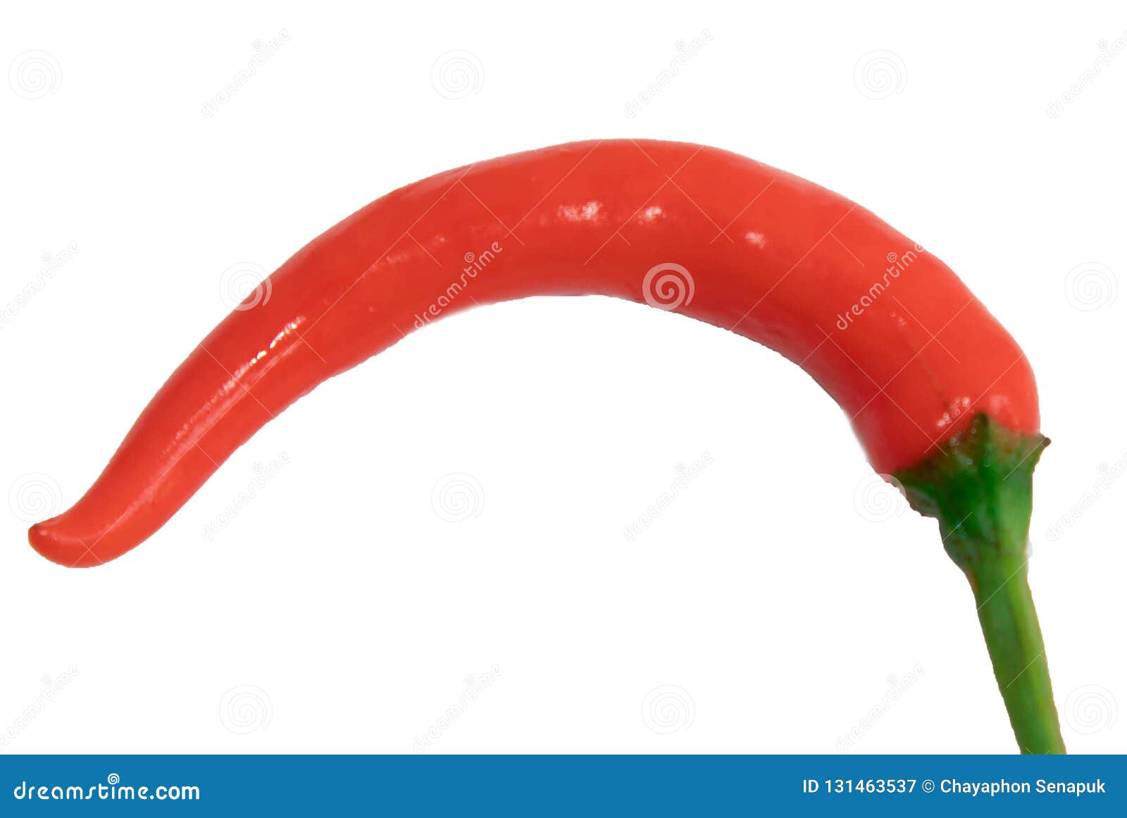 One Chilli on White Background Stock Image - Image of object, pepperoni ...