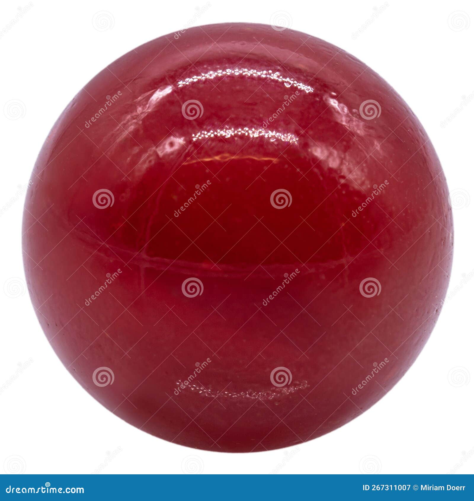 One Red Glass or Ceramic Marble or Ball Stock Image - Image of ...