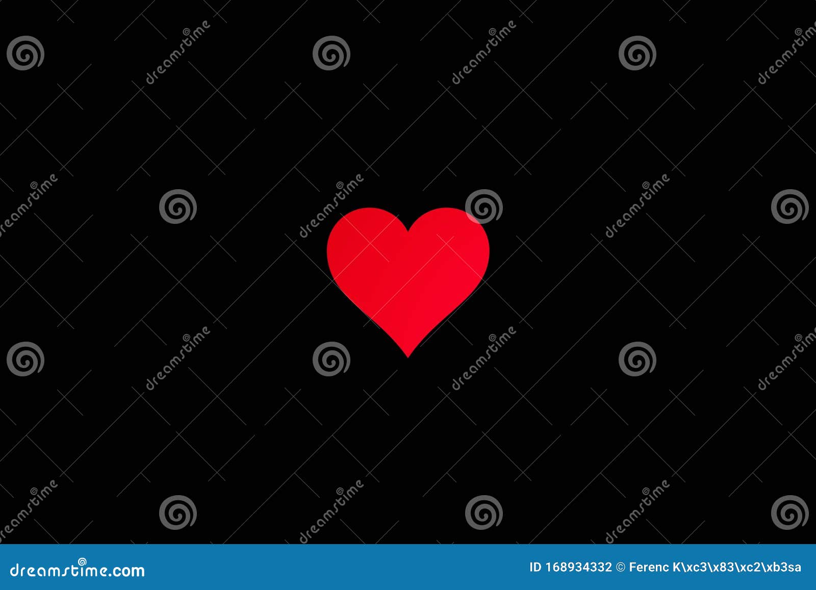 One Red Heart stock illustration. Illustration of color - 168934332