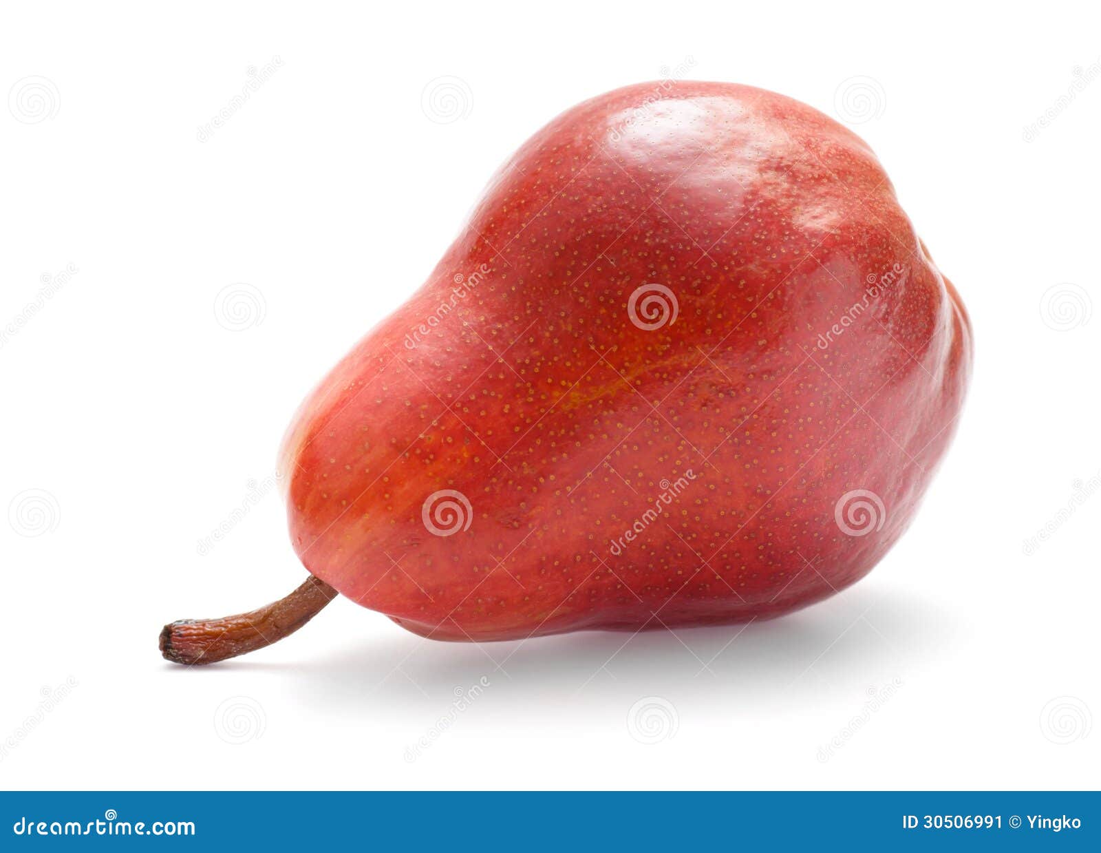 One red pear stock image. Image of fruit, colorful, health - 30506991