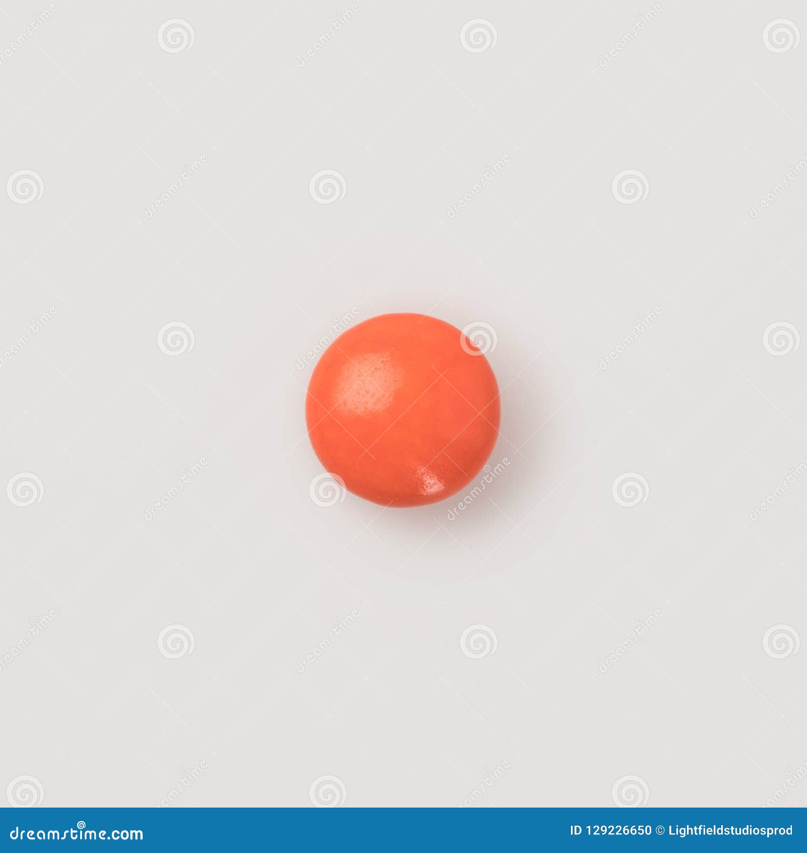 One red pill isolated stock photo. Image of chemical - 129226650