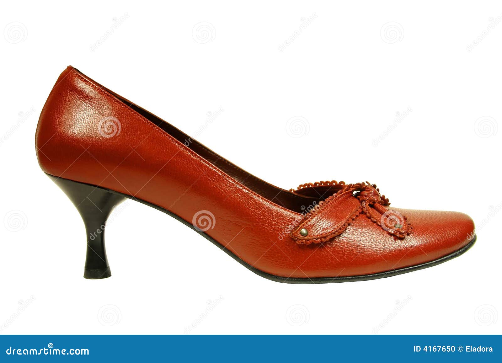 One red shoe stock photo. Image of fashion, single, shoes - 4167650