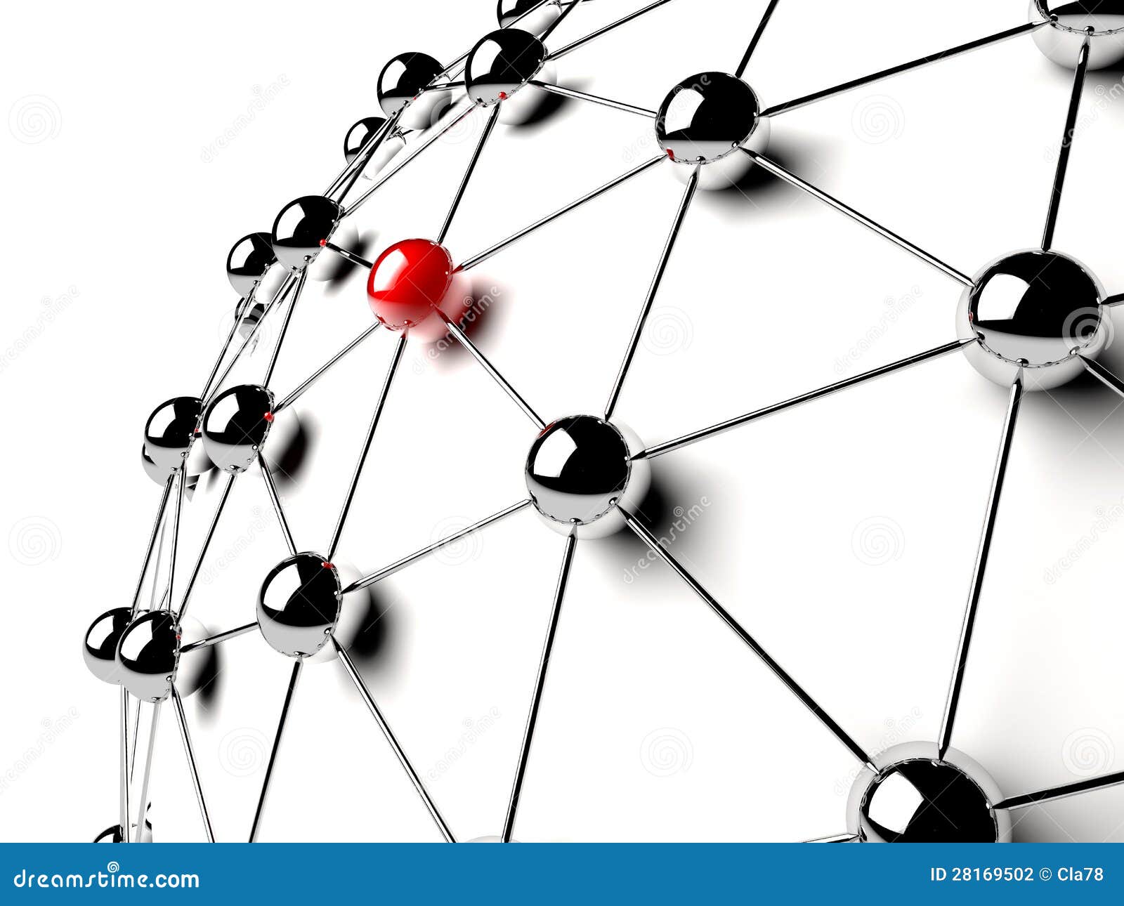 One red sphere stock illustration. Illustration of heredity - 28169502