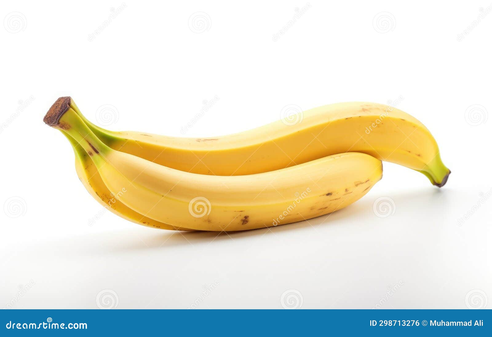 One Ripe Banana Alone on White Background Stock Photo - Image of good ...