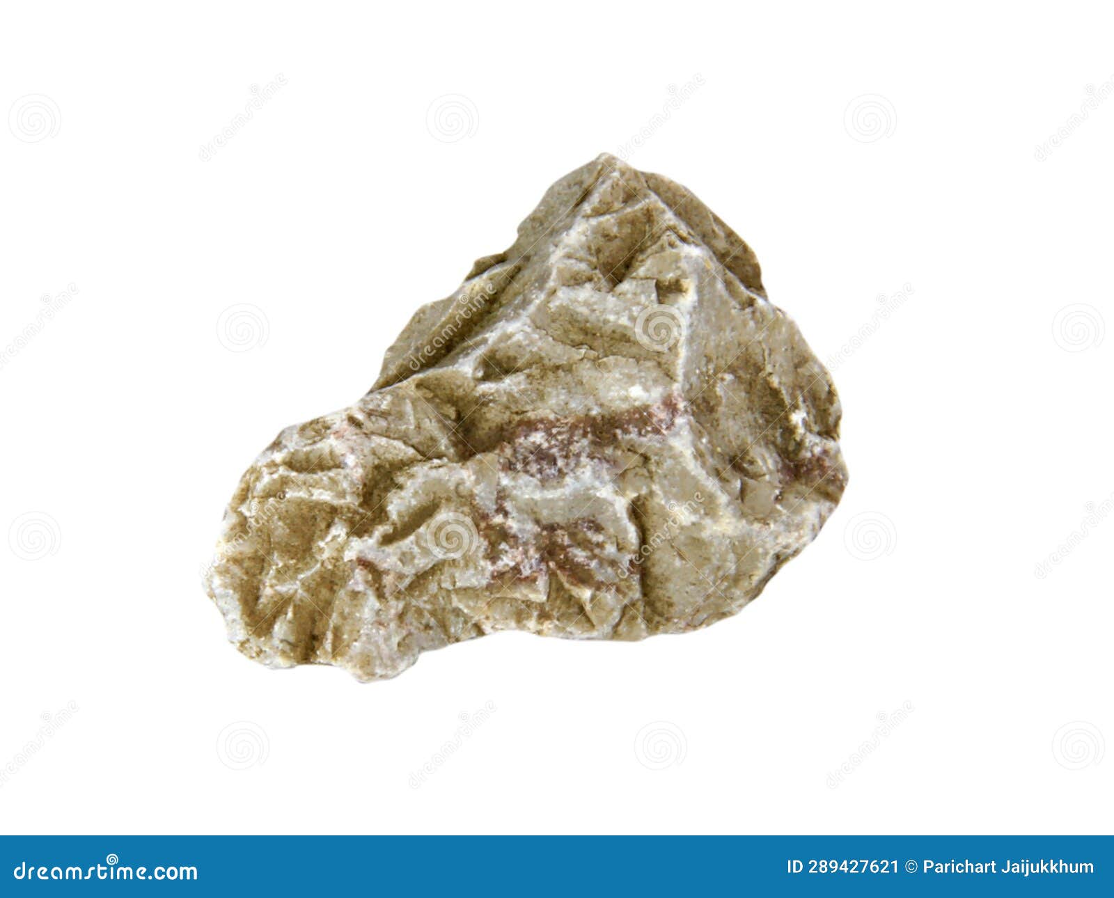 One Rock Isolated on White Background with Clipping Path Stock Image ...