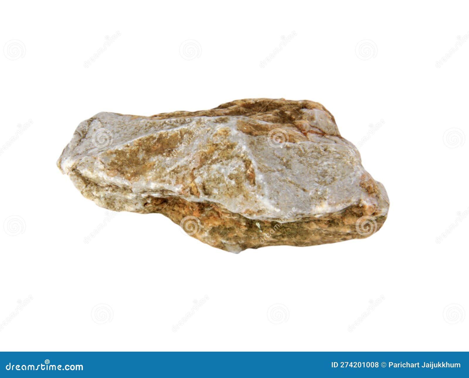 One Rock Isolated on White Background.Selection Focus and with Clipping ...