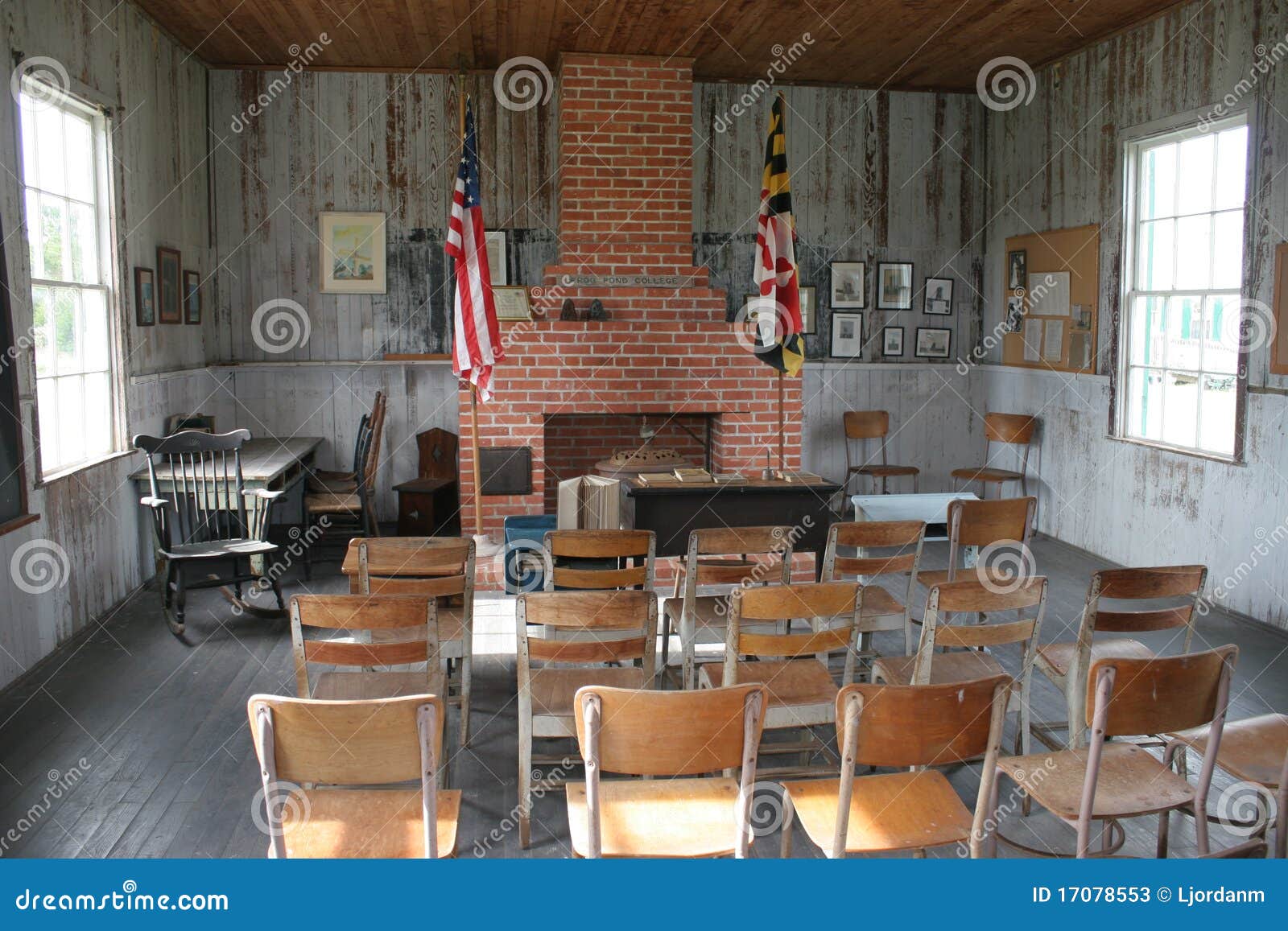 One Room School House stock image. Image of students - 17078553
