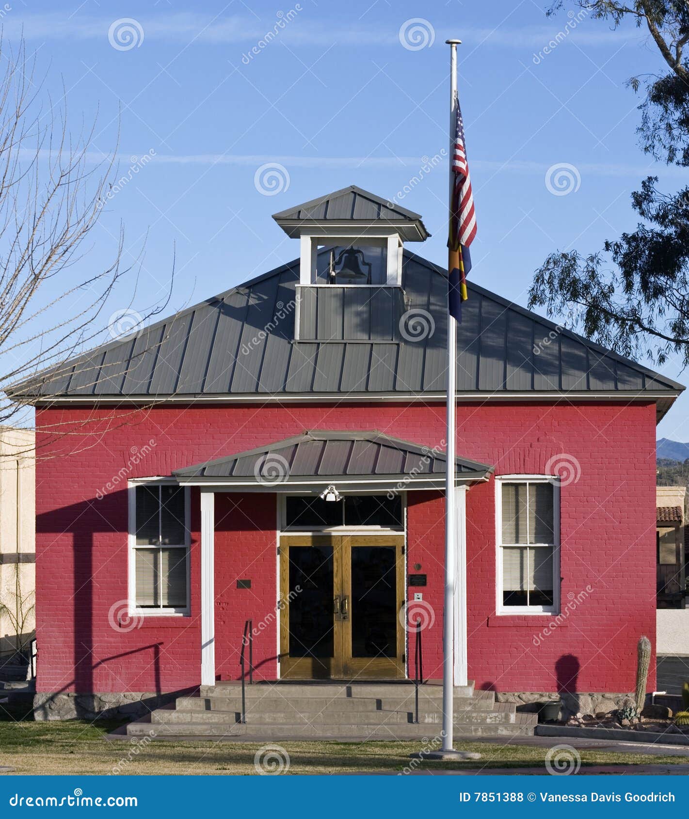 One Room Schoolhouse stock photo. Image of american, bell - 7851388