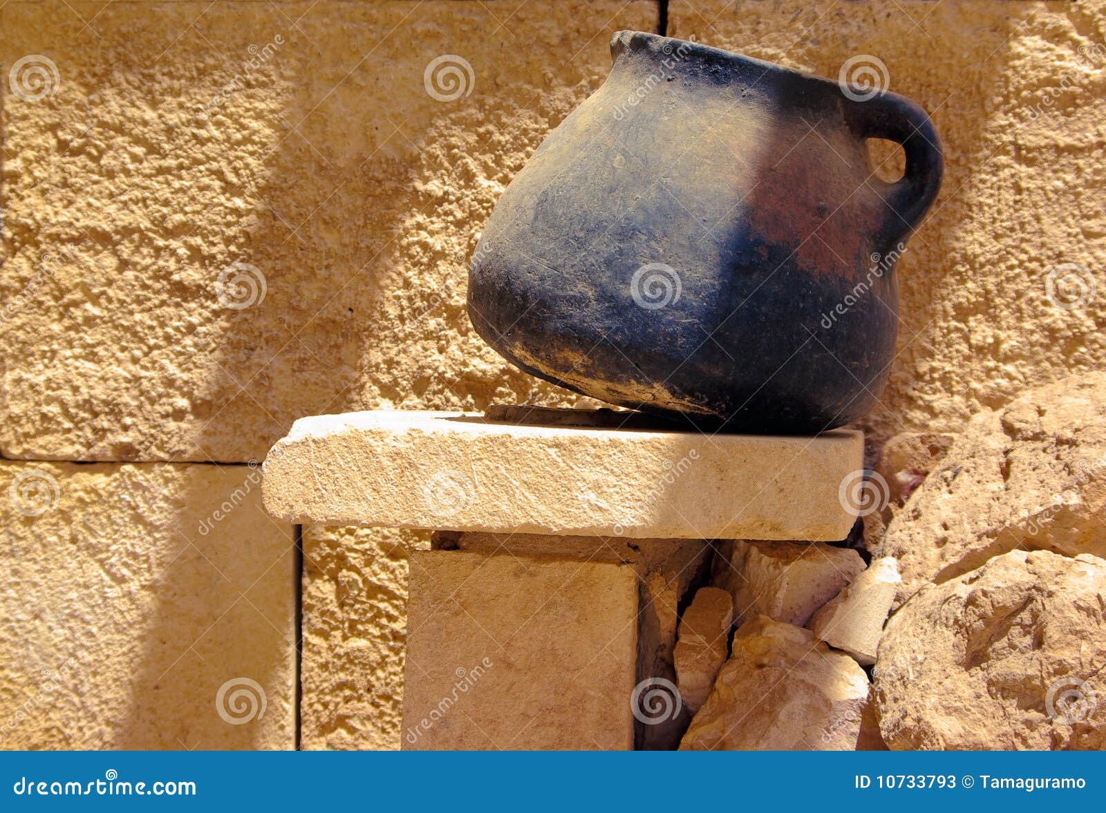 One rusty pot stock image. Image of pitcher, bowl, obsolete - 10733793