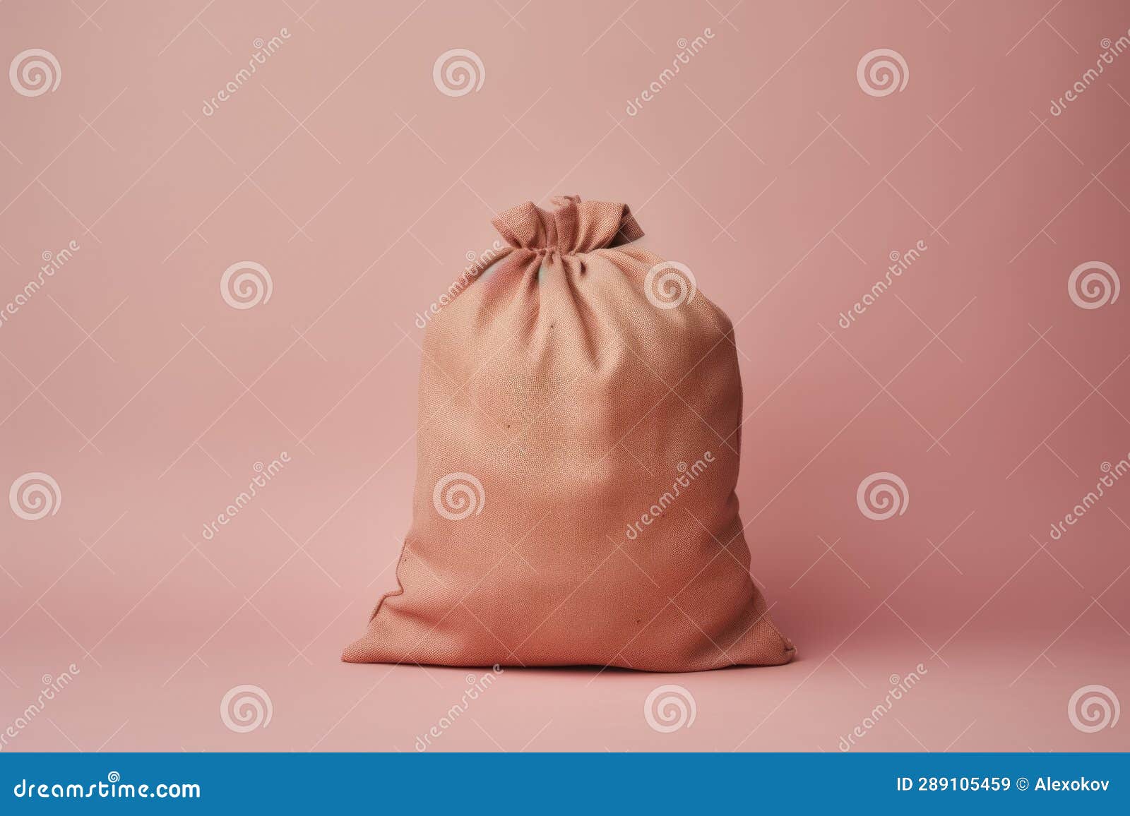 One Sack on Solid Light Colour Background AI Generated Stock ...