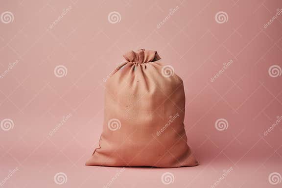 One Sack on Solid Light Colour Background AI Generated Stock ...