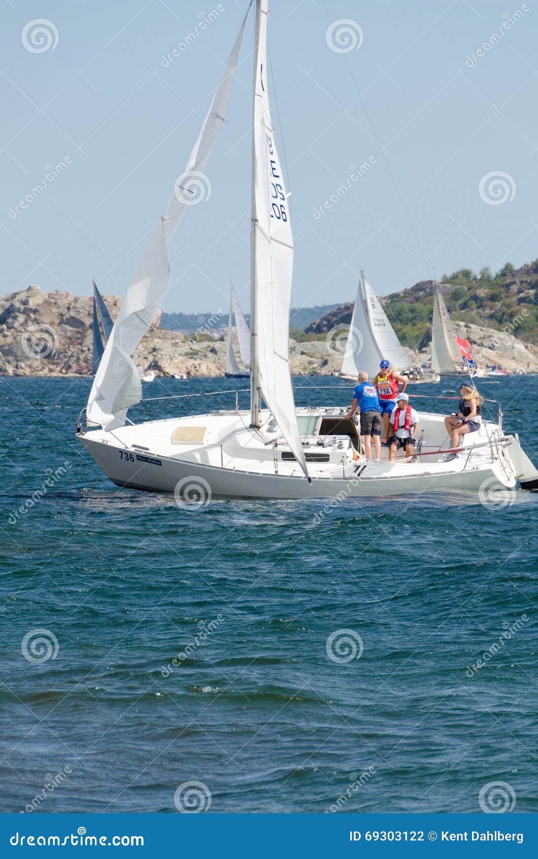 One Sailing Boat on the Ground Editorial Photography - Image of ...