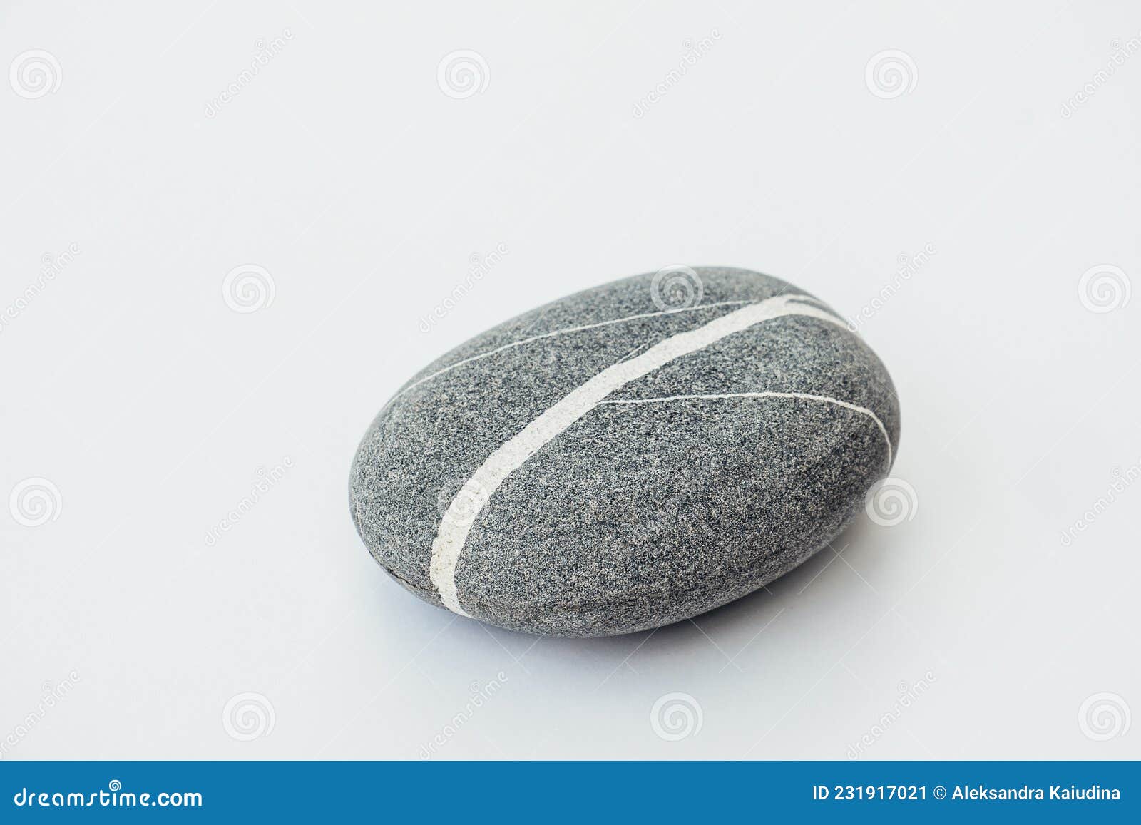 One Sea Stone of a Round Form. Stock Image - Image of rounded, pile ...