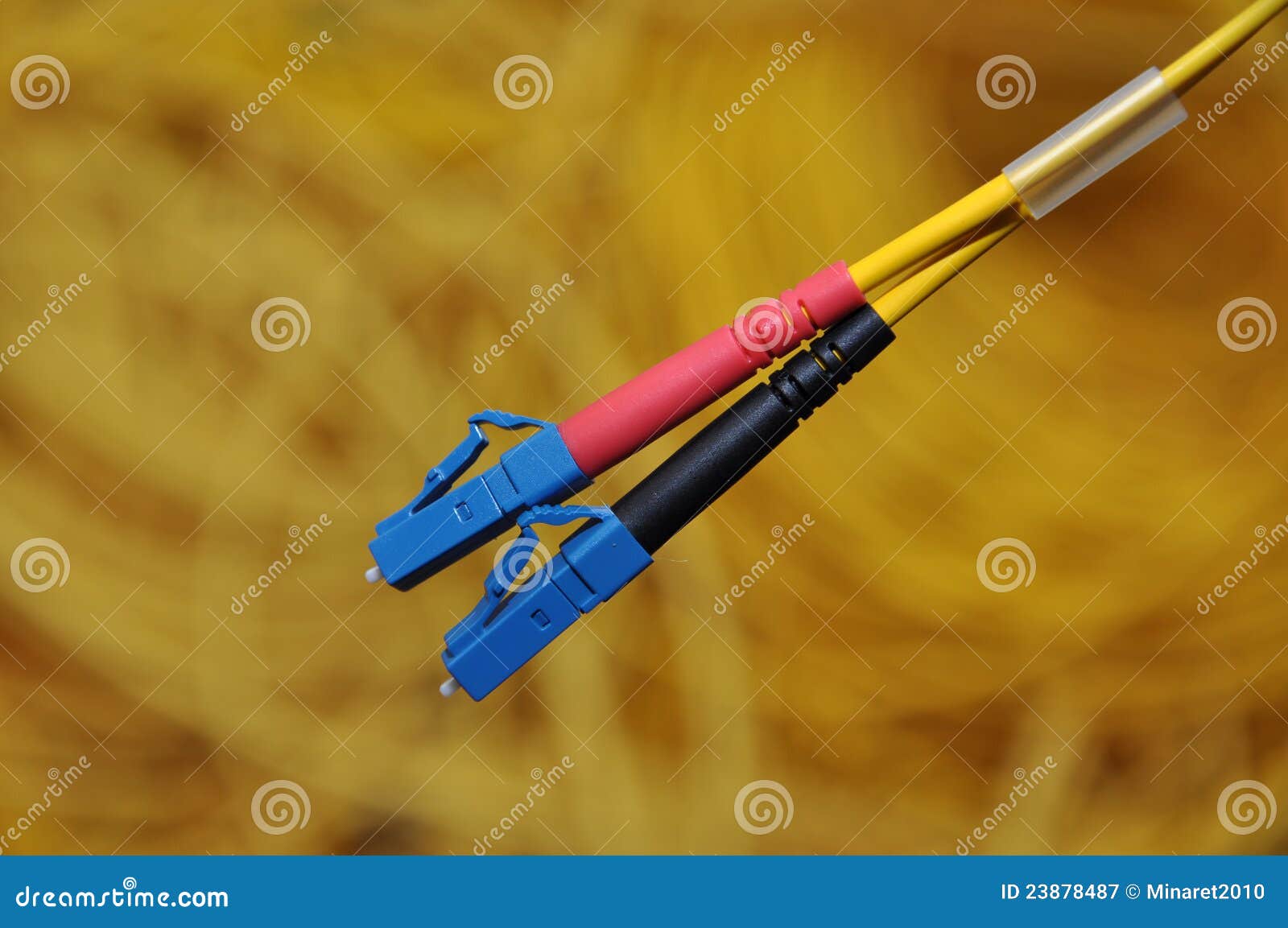 One of Several Basic Optical Plug Used in Telecomm Stock Image - Image ...