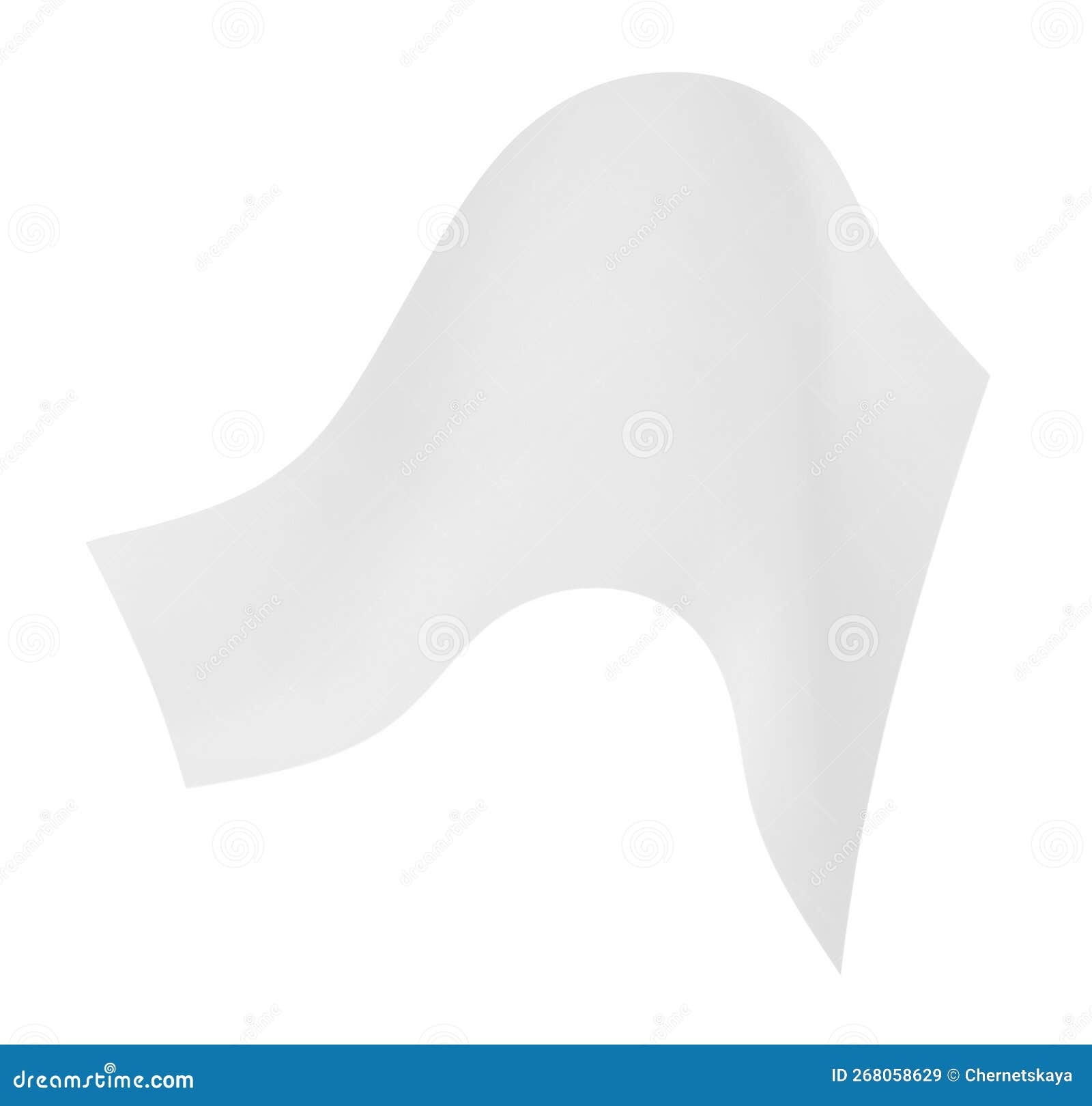 One Sheet of Paper Isolated on White Stock Image - Image of simplicity ...