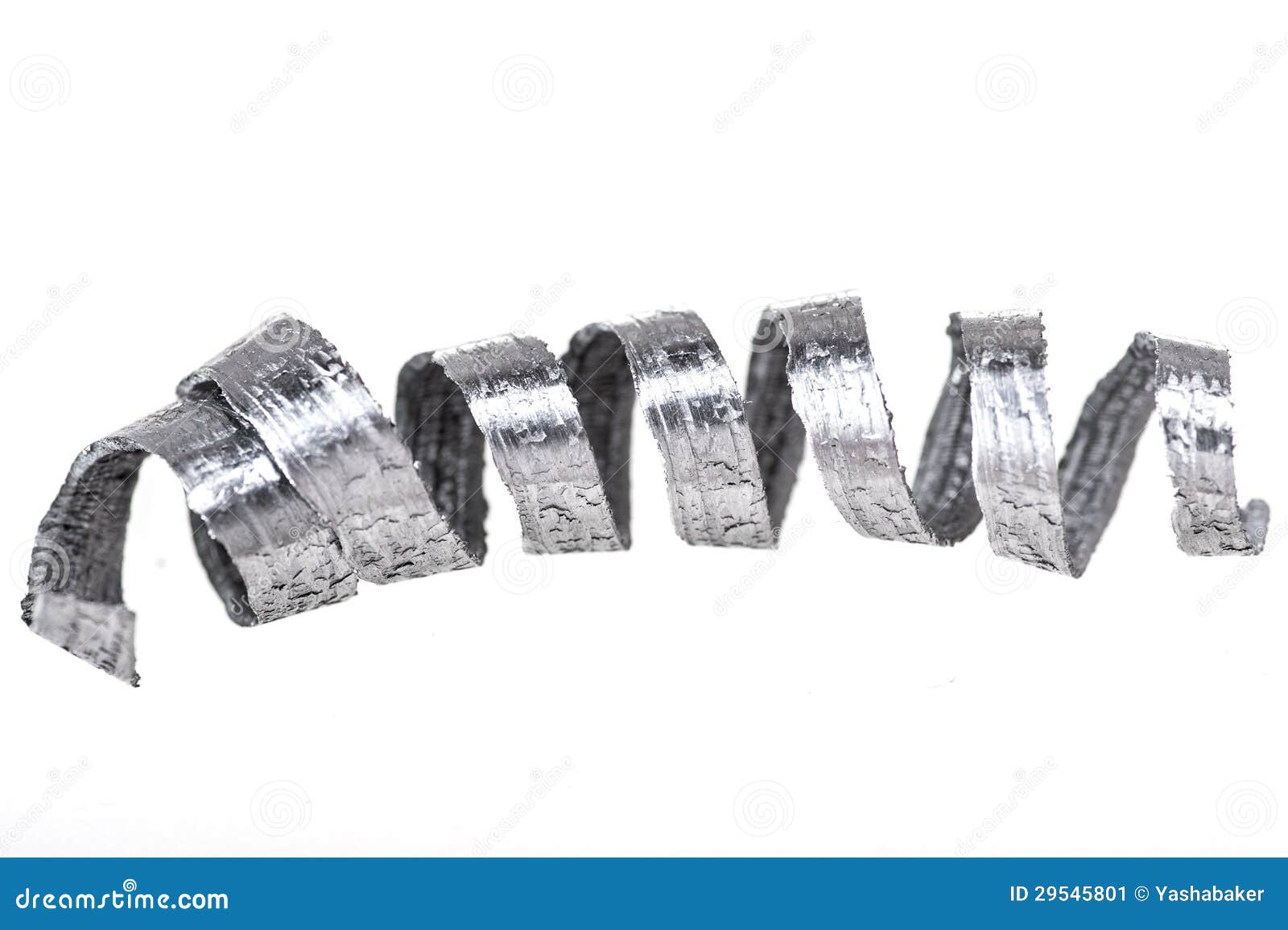 One Shiny Metal Shaving stock image. Image of metalwork - 29545801