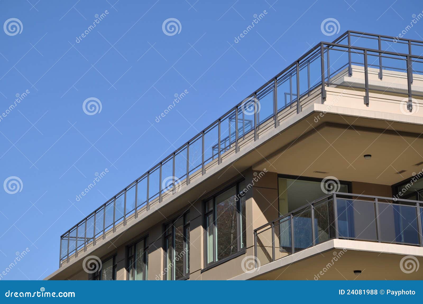 One side of building stock photo. Image of town, high - 24081988