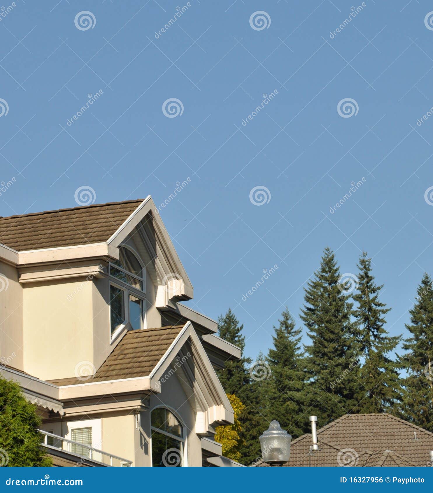 One side of house stock photo. Image of architecture - 16327956