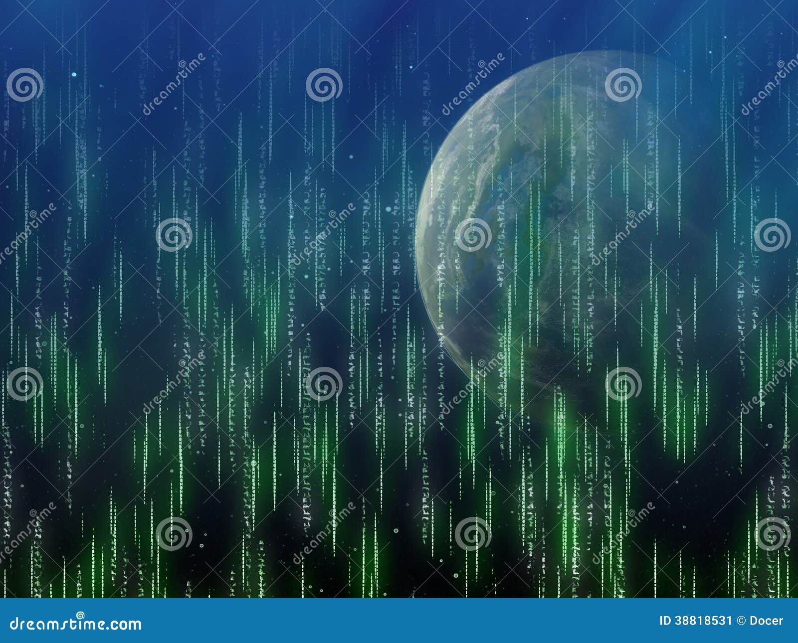 One Side Shadow of Earth Planet Stock Image - Image of imponderability ...