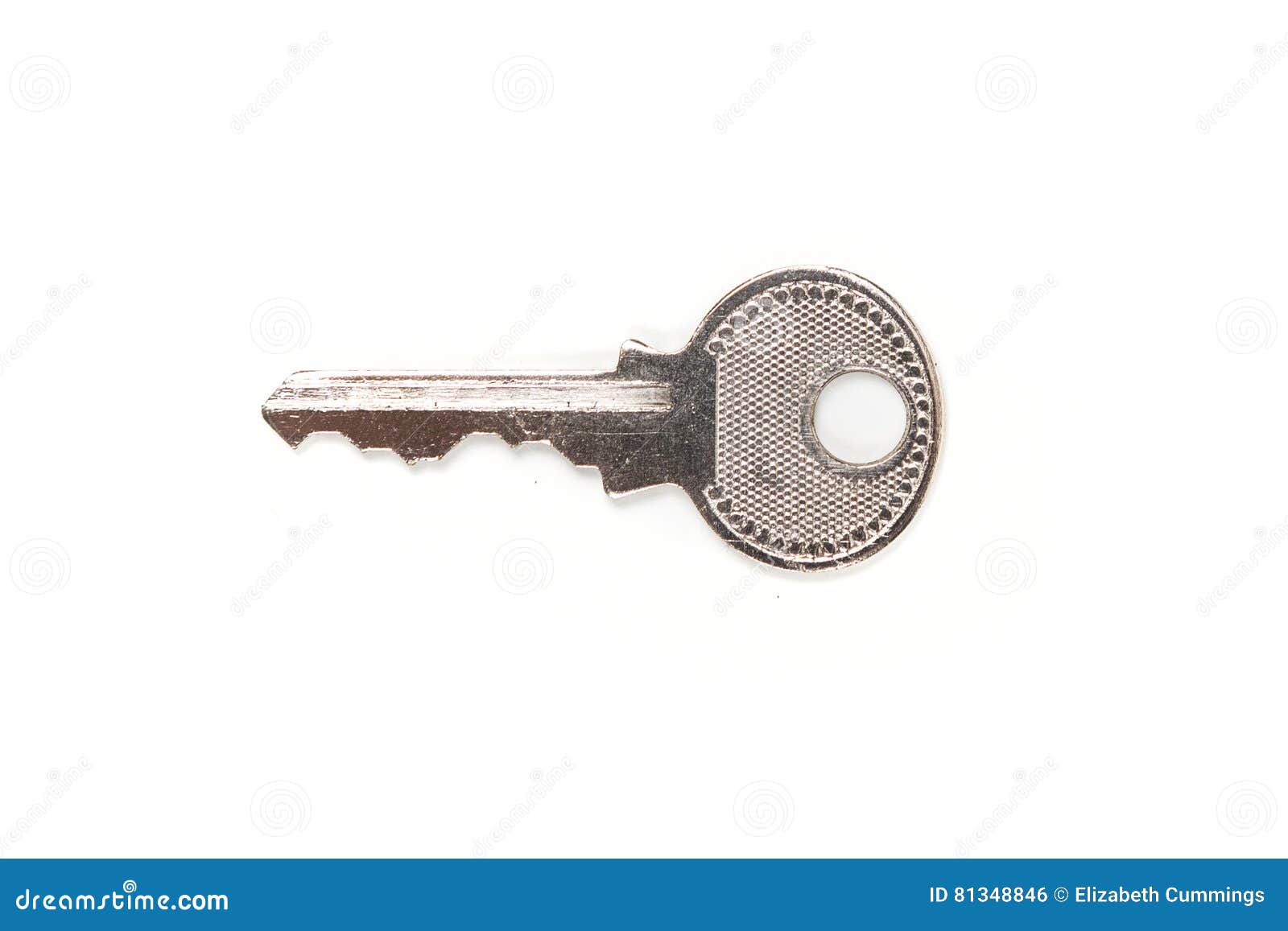 One silver key stock photo. Image of tool, depth, home - 81348846
