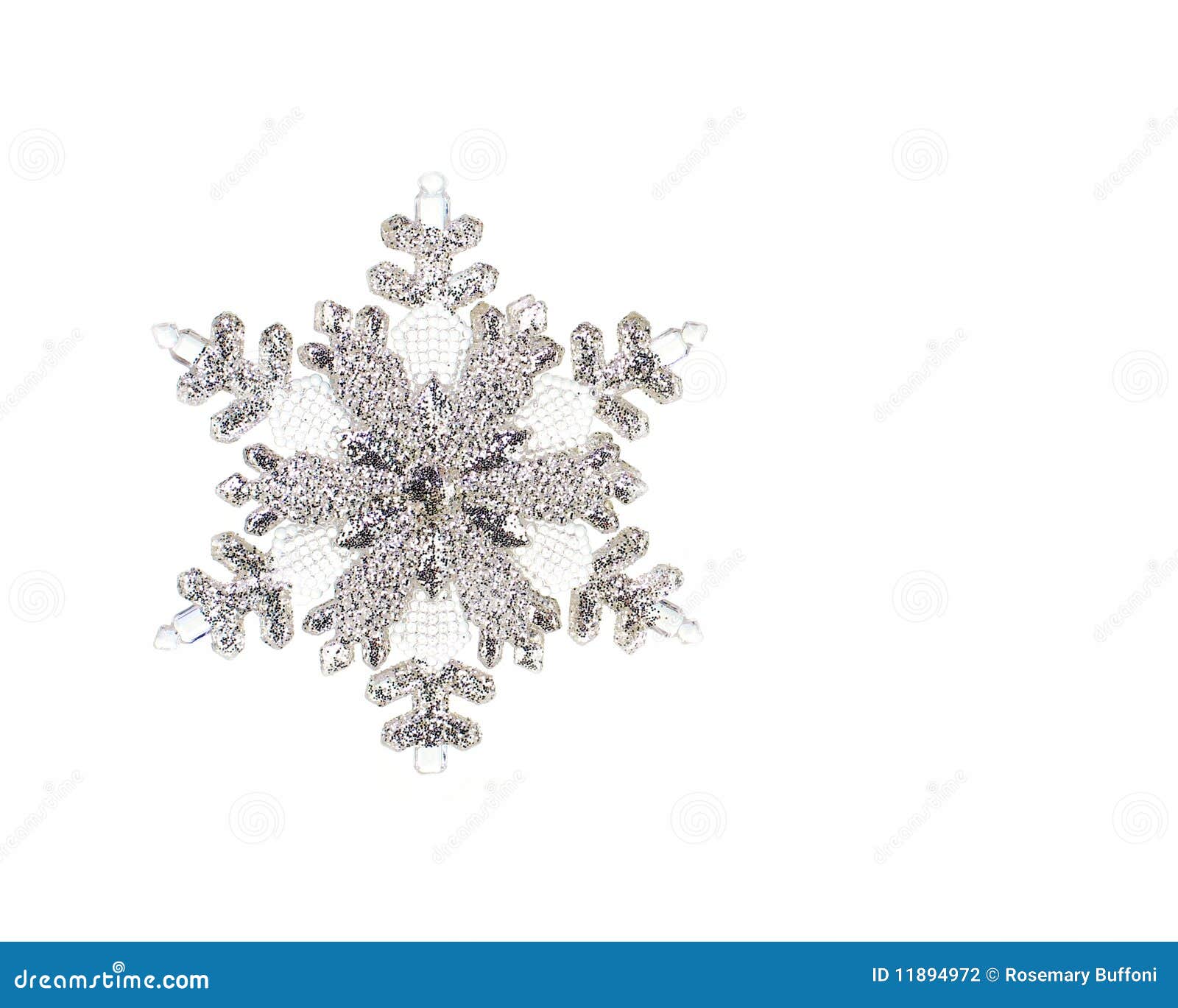 Silver Snowflake Royalty-Free Stock Photography | CartoonDealer.com ...