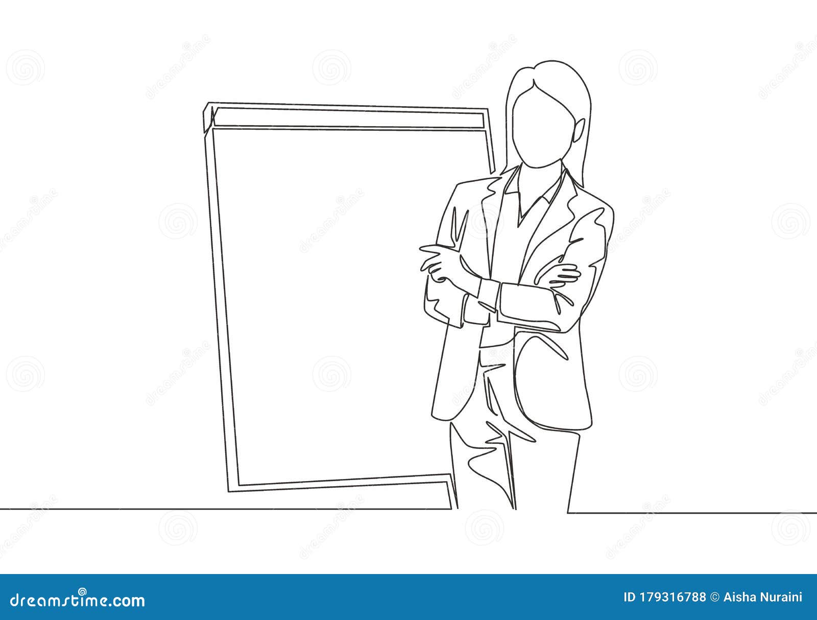 Female TV Presenter, Reporter, Journalist, Correspondent Tells L Vector ...