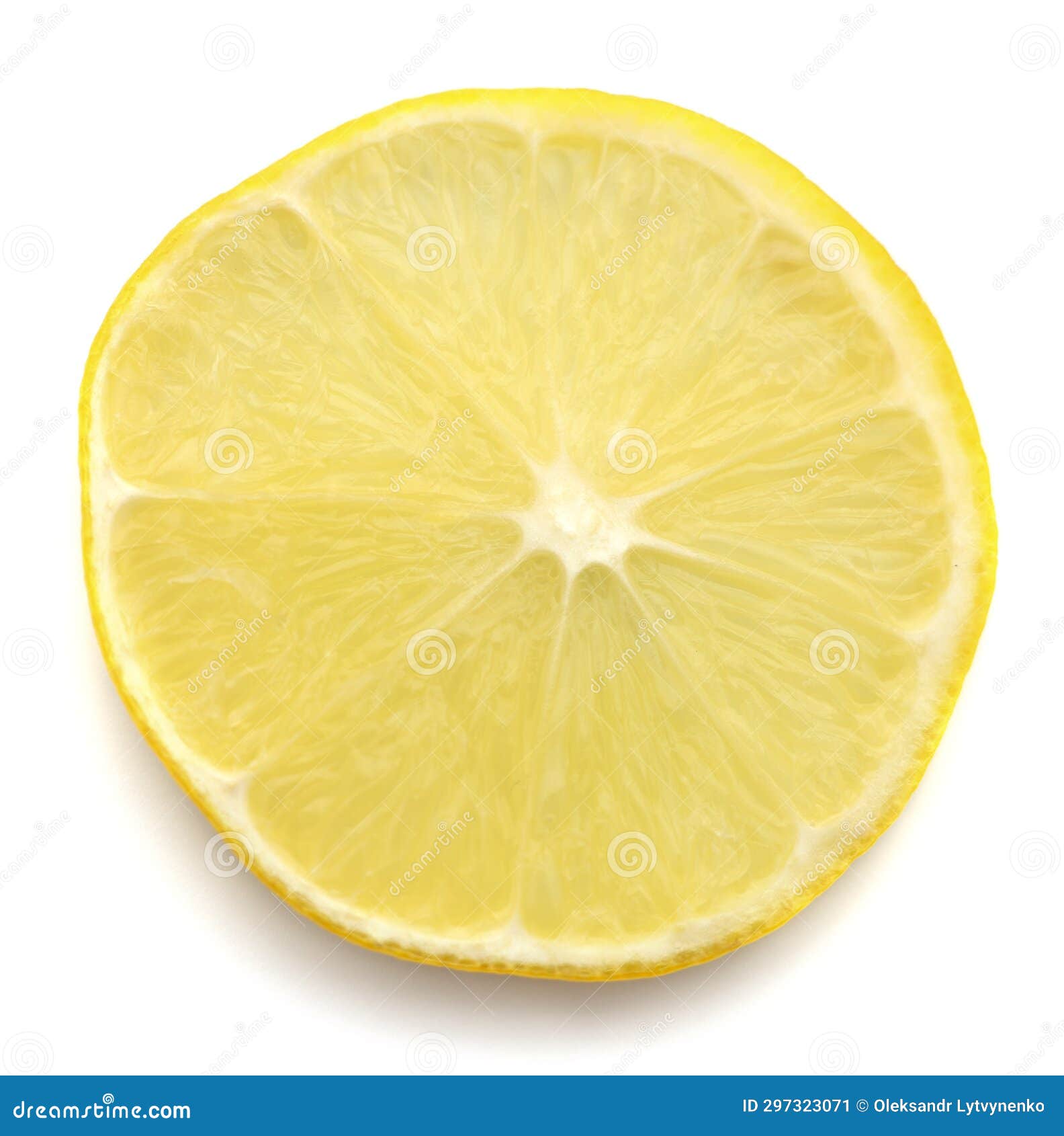 One slice of lemon stock image. Image of isolated, healthy - 297323071
