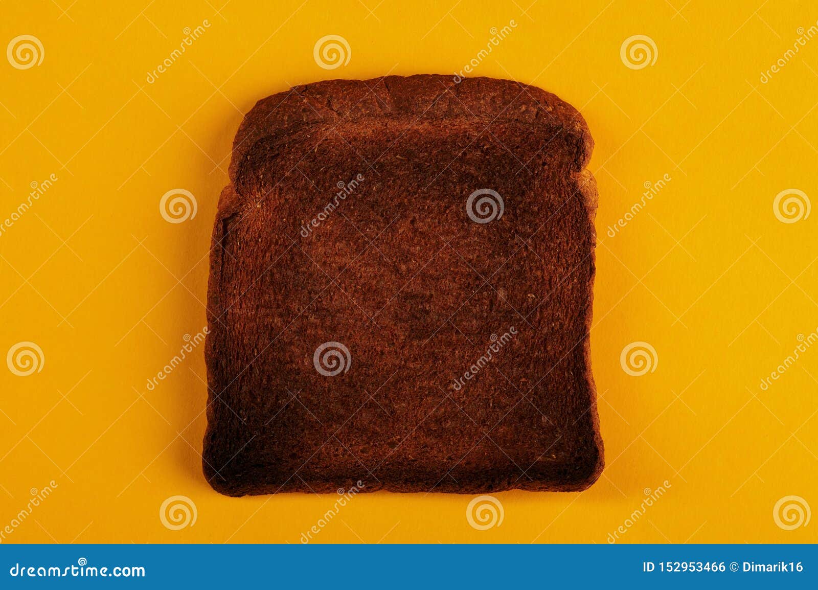 One slice of toast bread stock photo. Image of crisp - 152953466